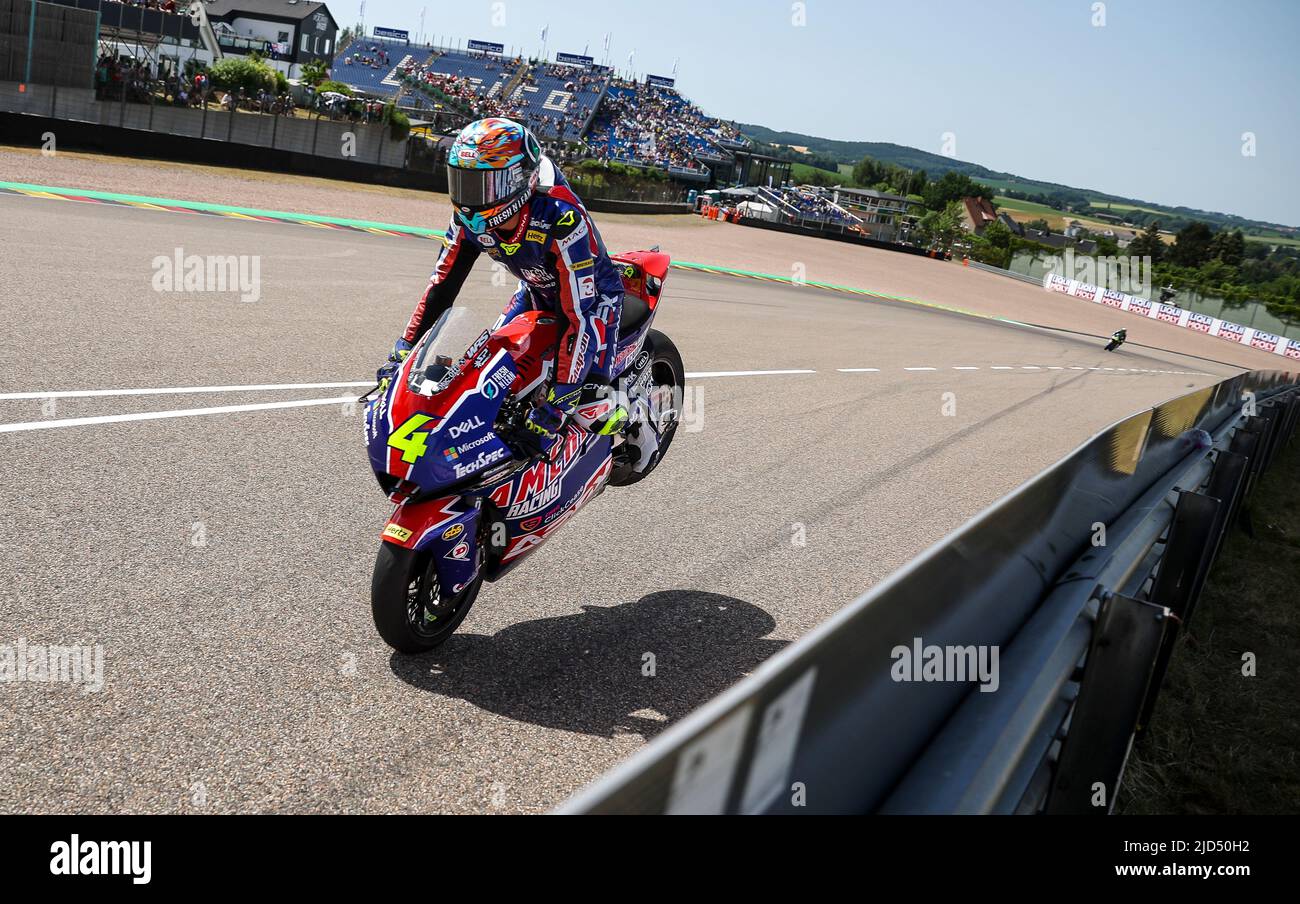 Hohenstein Ernstthal, Germany. 18th June, 2022. Motorsport/Motorcycle ...