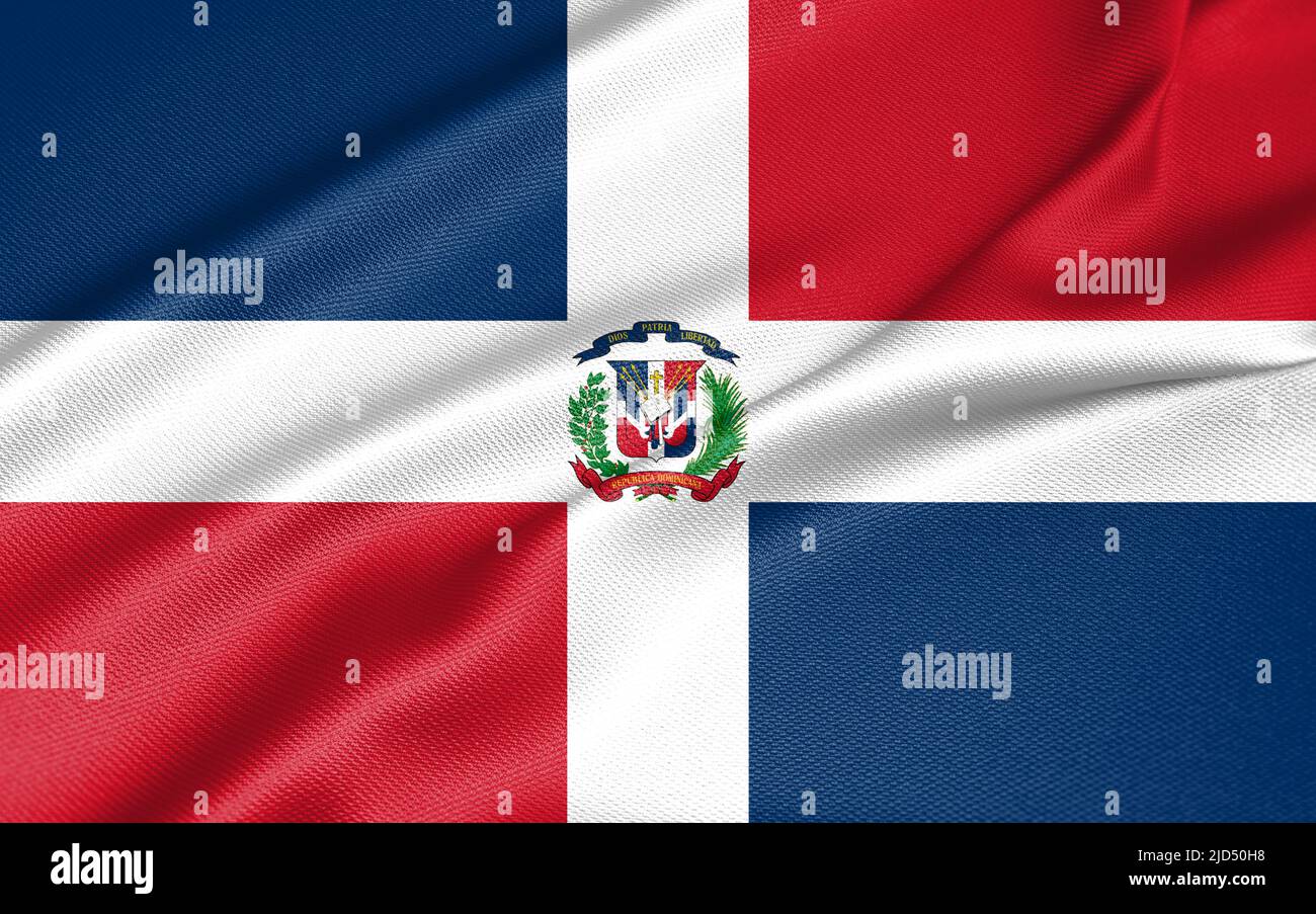 National flag Dominican Republic, Dominican Republic flag, fabric flag ...