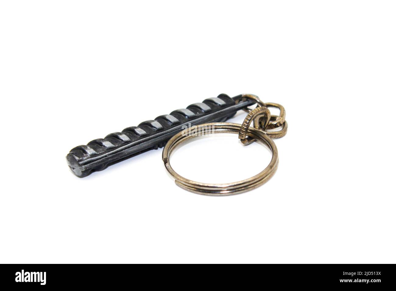 Key with a keychain Cut Out Stock Images & Pictures - Alamy