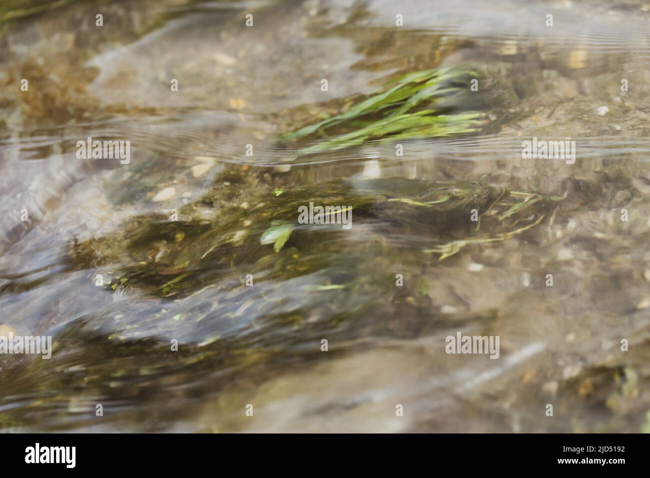 Wavering Creek, Waving Shallow Water Stock Photo - Alamy