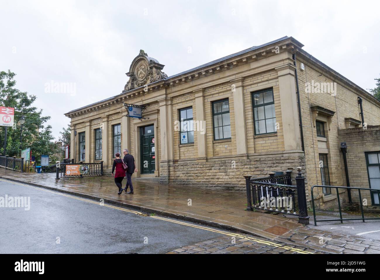 The Mill Building, typical stunning architecture of Saltaire, a ...
