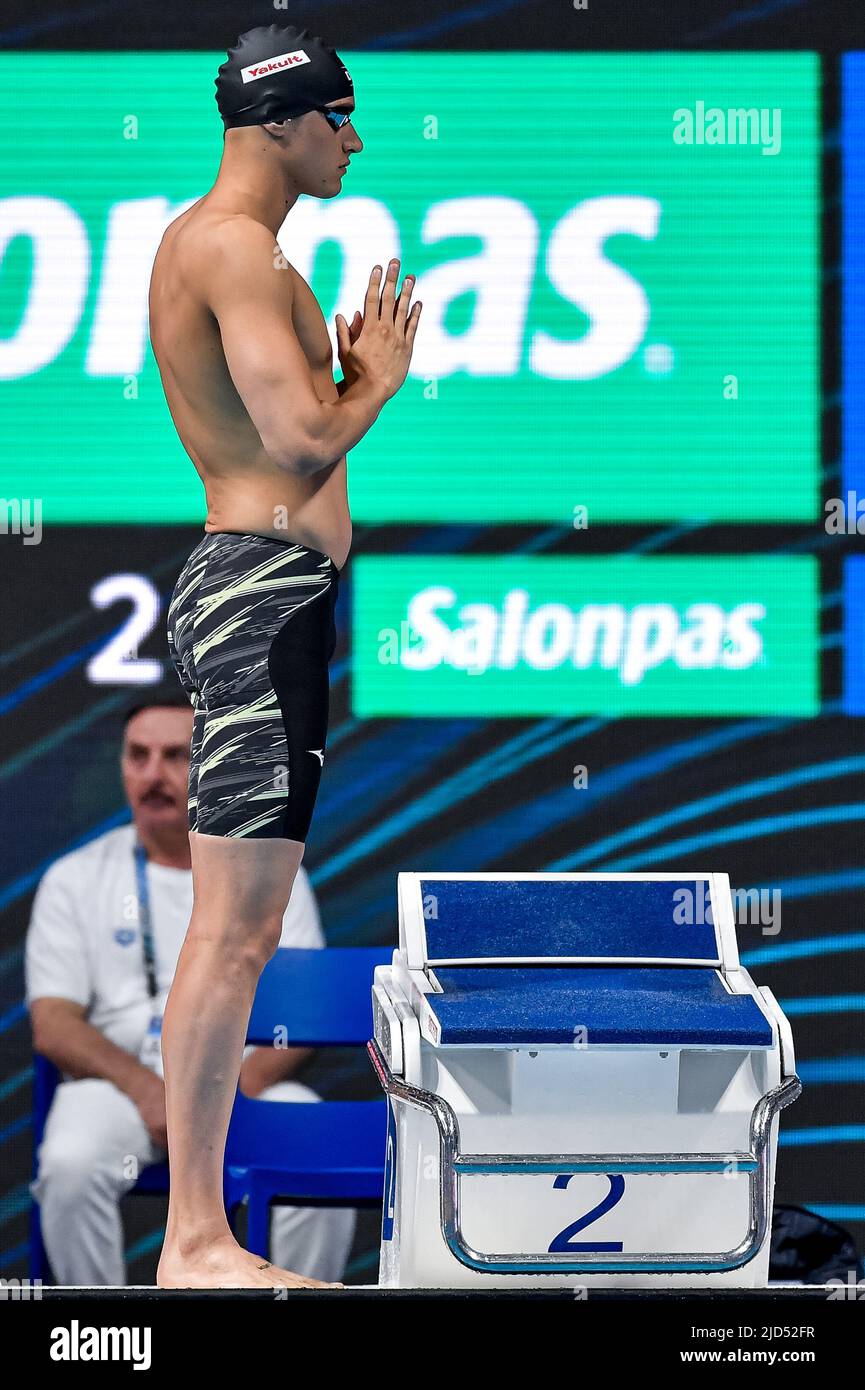 Budapest, Hungary. 18th June, 2022. COLL MARTI Carles ESP100m ...