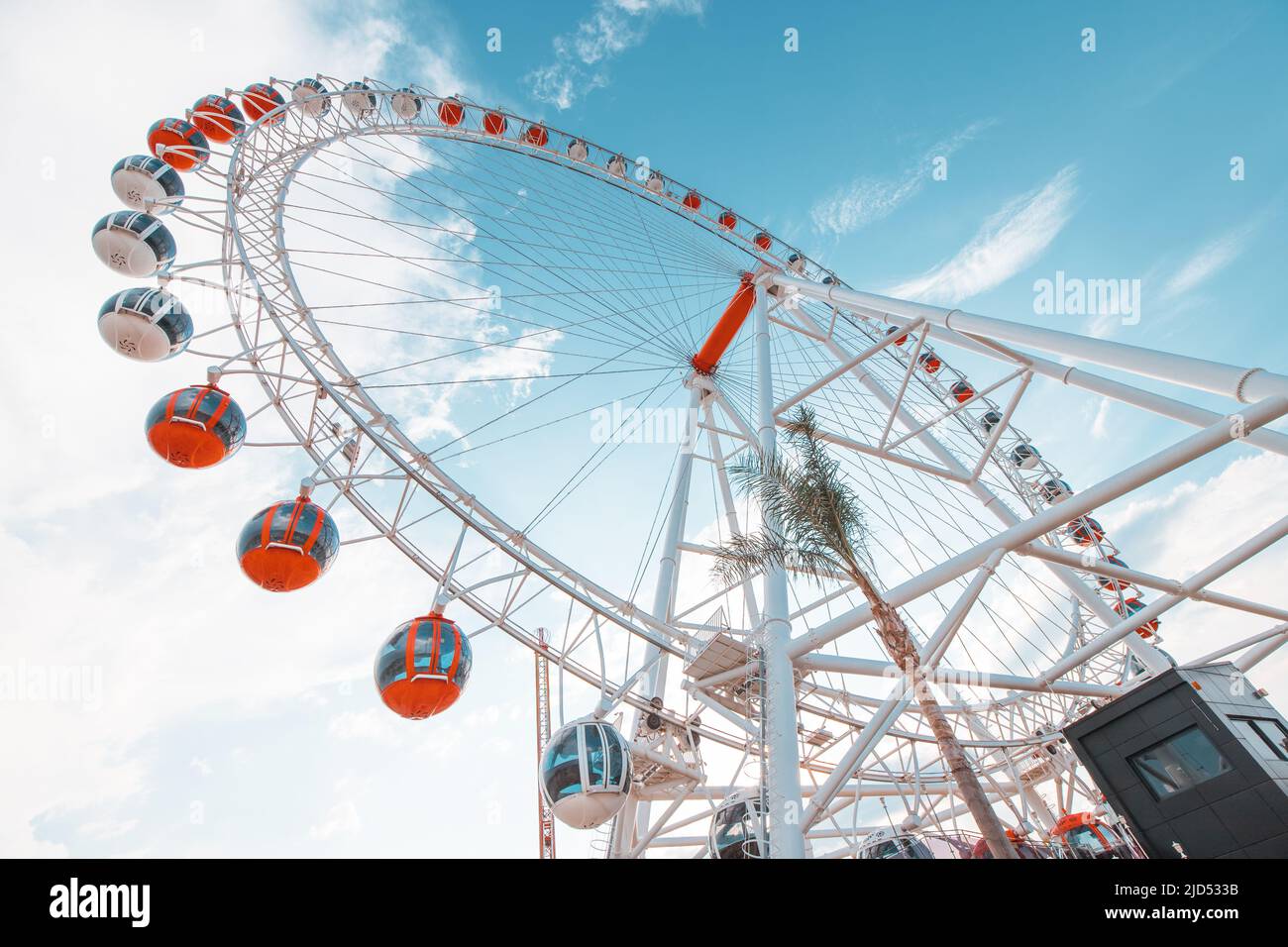 19 May 2022, Antalya, Turkey: Heart of Antalya ferris wheel in ...