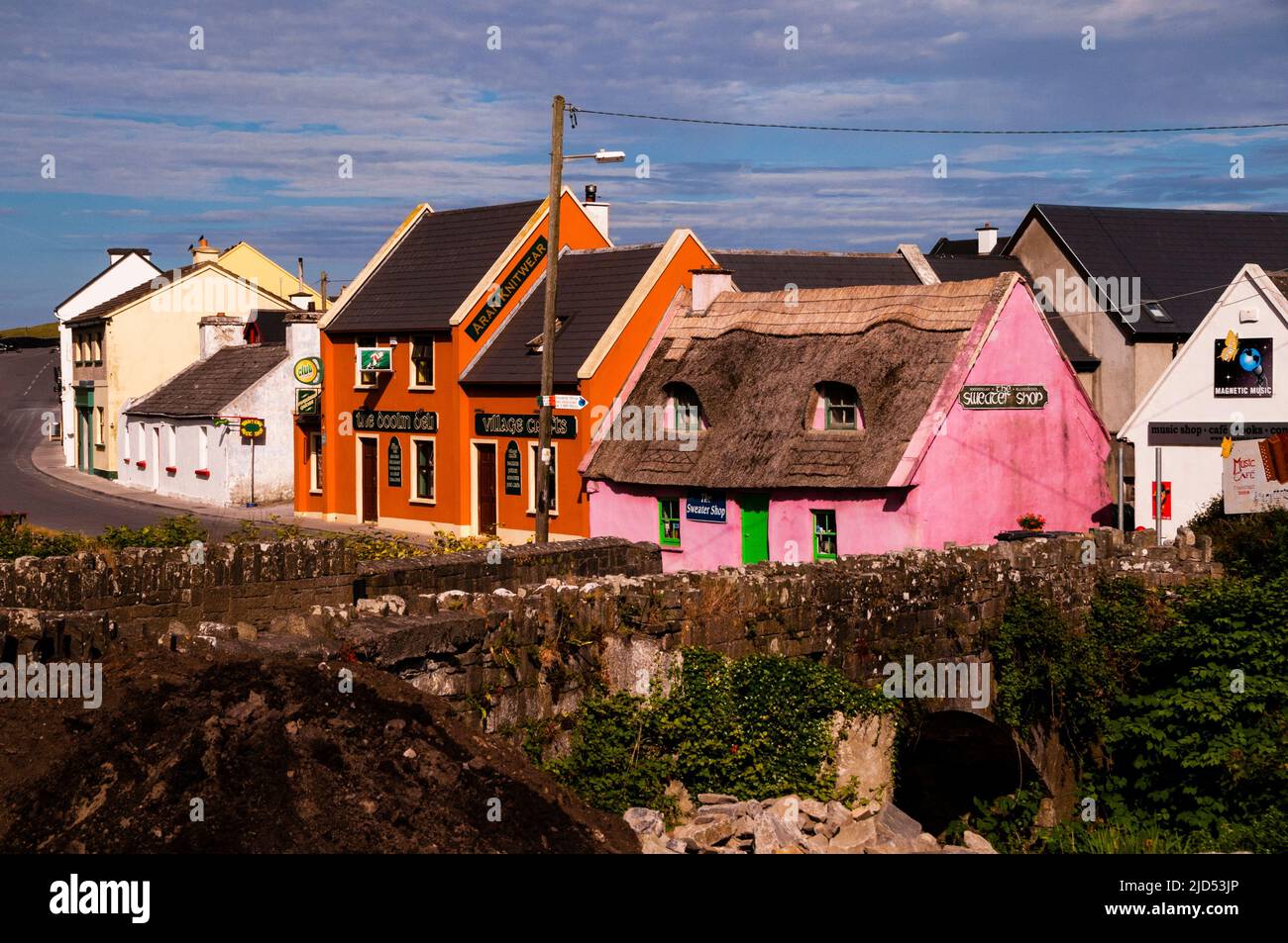 Fisher Street in Doolin, Ireland Stock Photo - Alamy