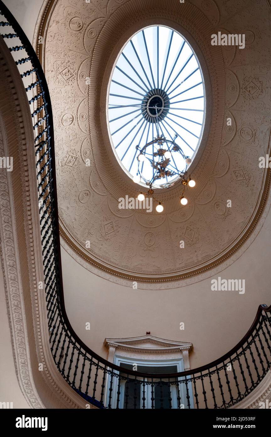 Oval staircase at Dublin City Hall in Dublin, Ireland Stock Photo - Alamy