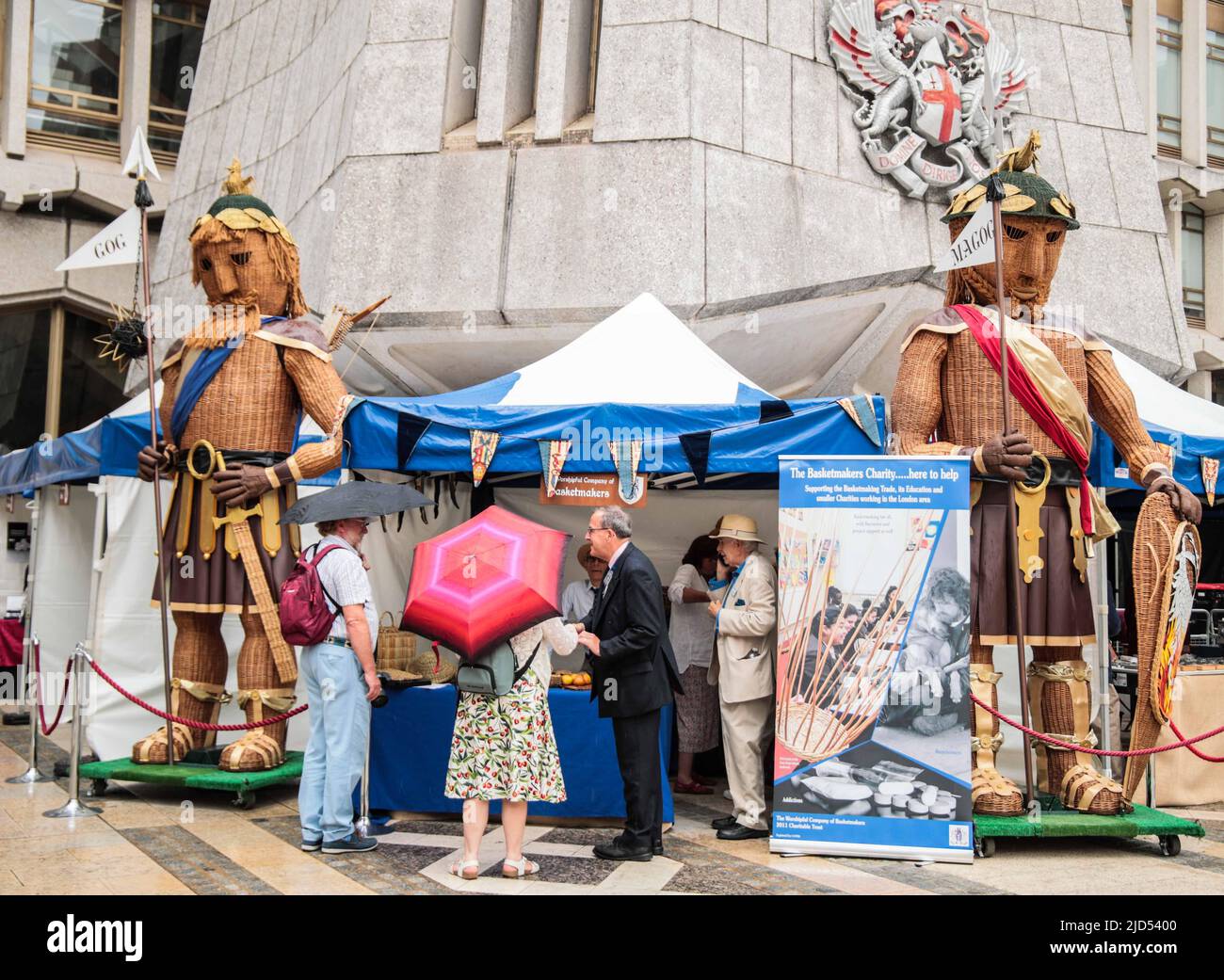 London UK 18 June 2022 A Livery Crafts Fair in Guildhall Yard with ...