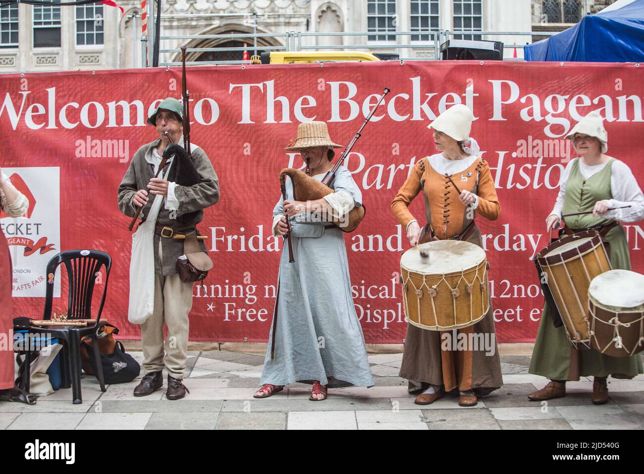 London UK 18 June 2022 A Livery Crafts Fair in Guildhall Yard with ...