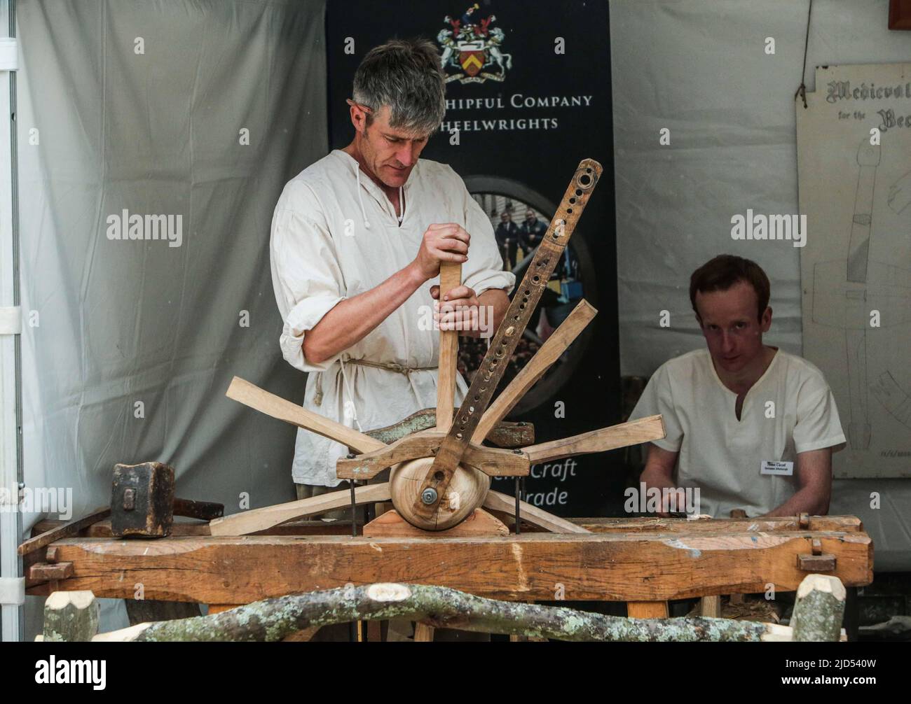 London UK 18 June 2022 A Livery Crafts Fair in Guildhall Yard with ...