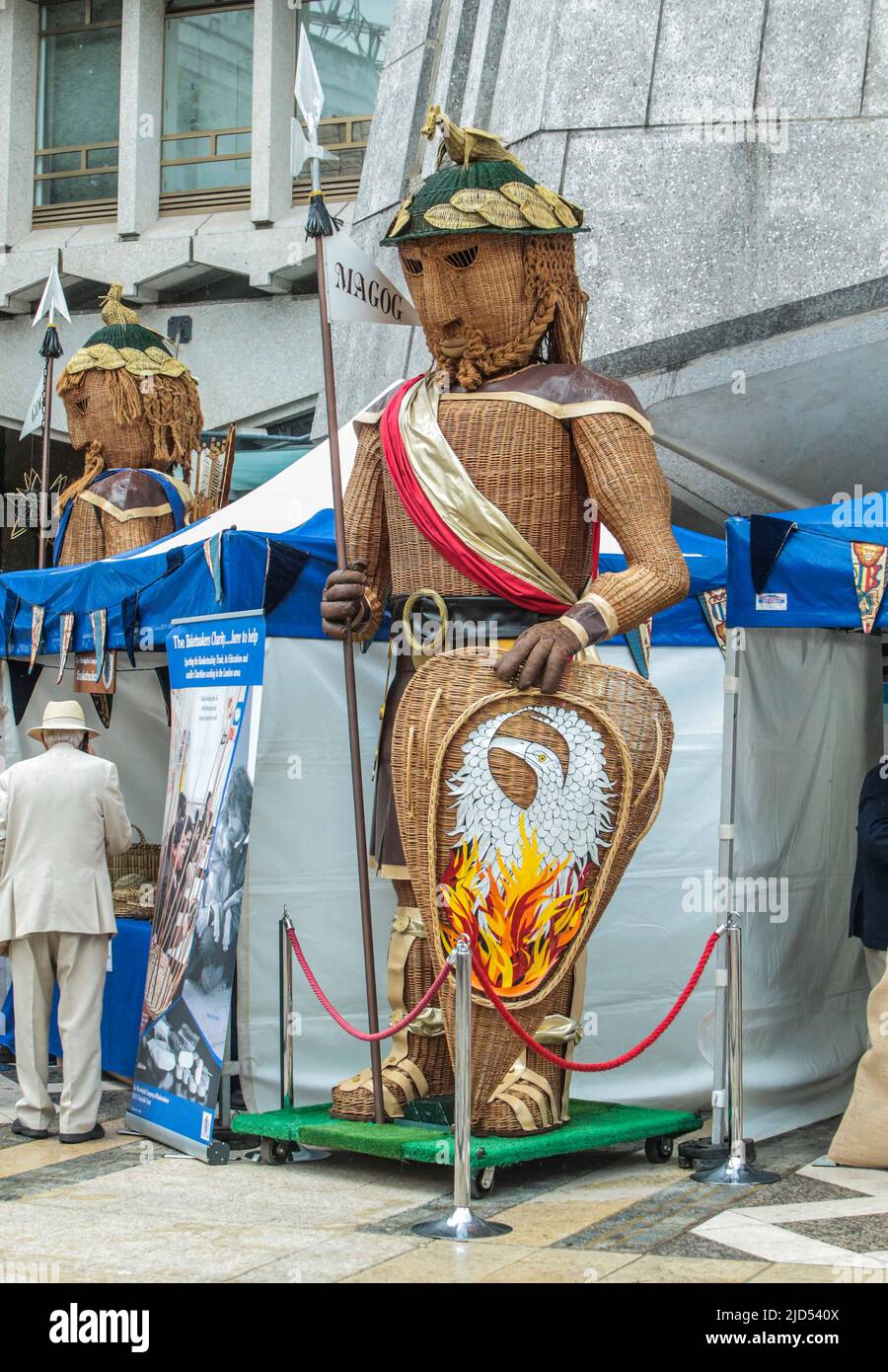 London UK 18 June 2022 A Livery Crafts Fair in Guildhall Yard with ...