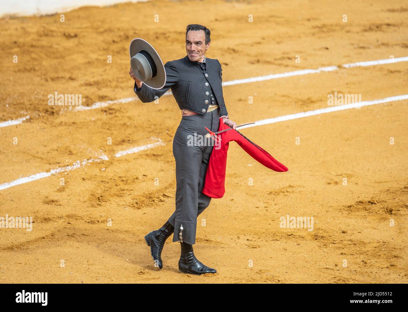 Bullfighter pose hi-res stock photography and images - Alamy