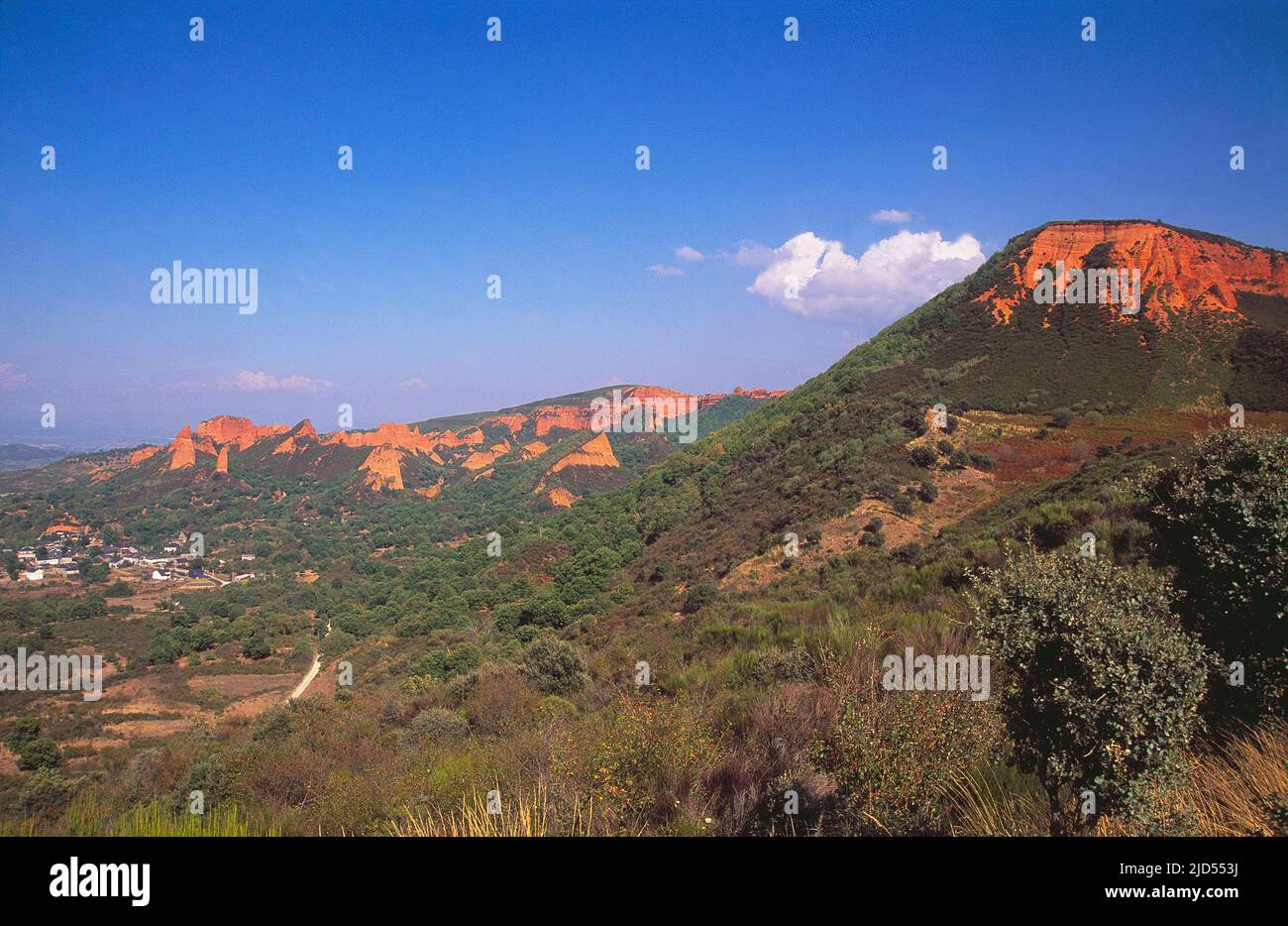 Landscape. Las Medulas, Leon province, Castilla Leon, Spain Stock Photo ...