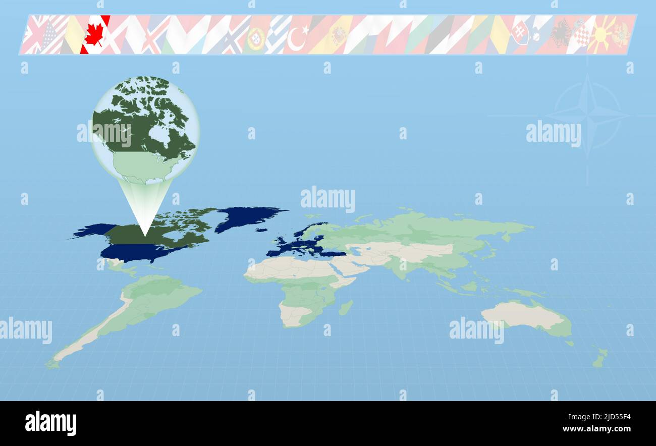 Canada member of North Atlantic Alliance selected on perspective World ...