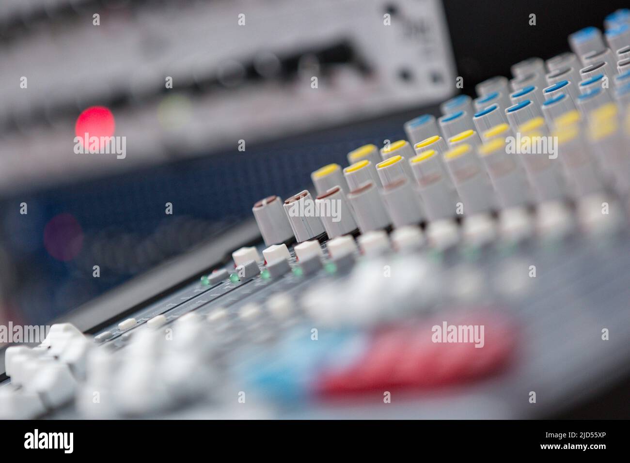 Sound system audio visual equipment studio Stock Photo - Alamy