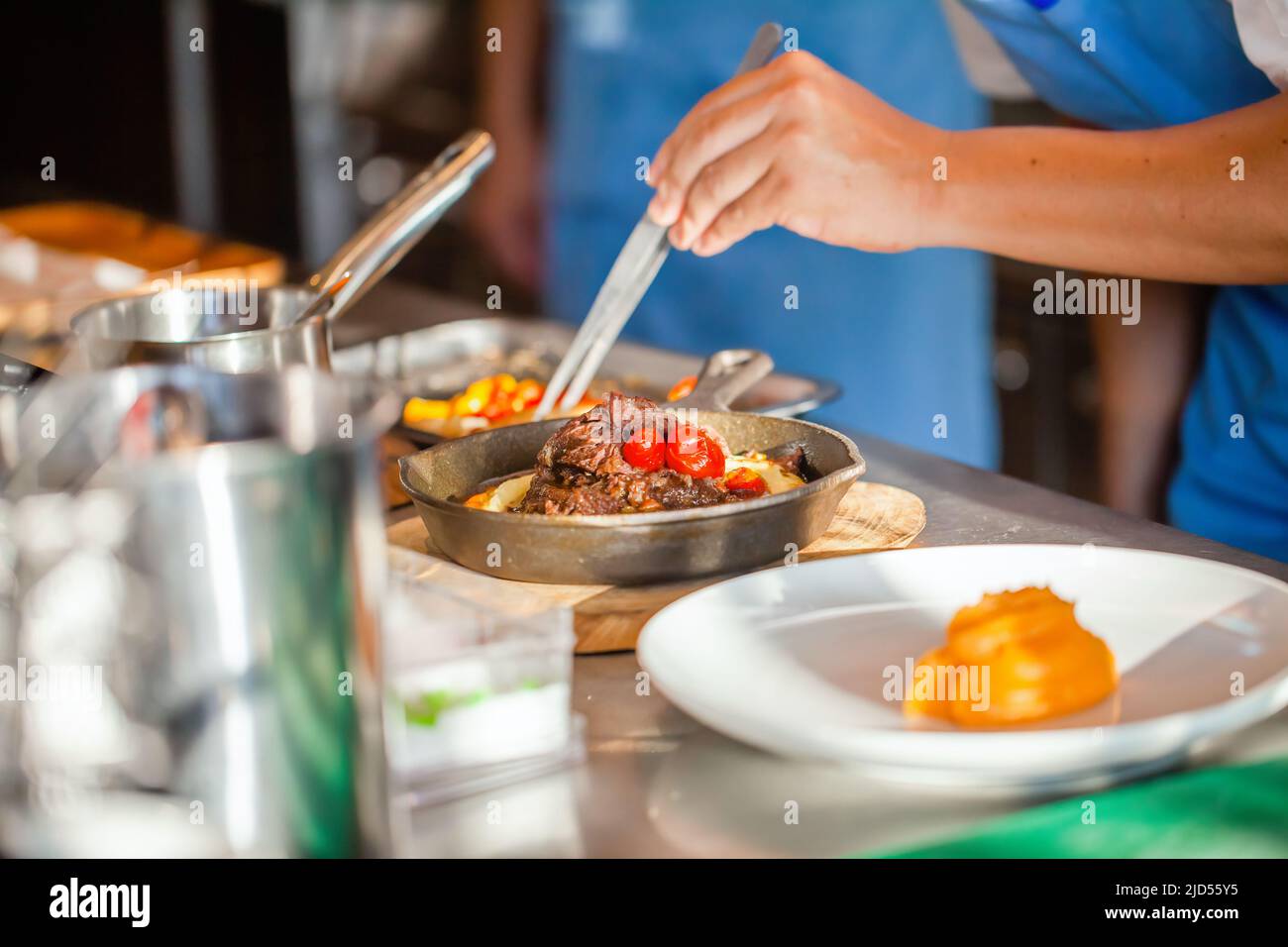 Hotel kitchen utensils hi-res stock photography and images - Alamy