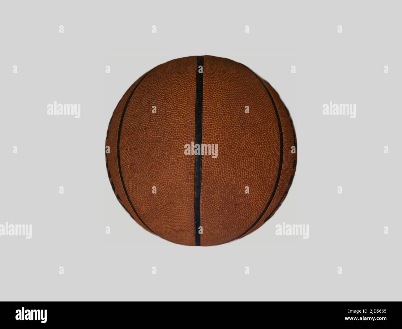 Orange basketball with plain background Stock Photo - Alamy