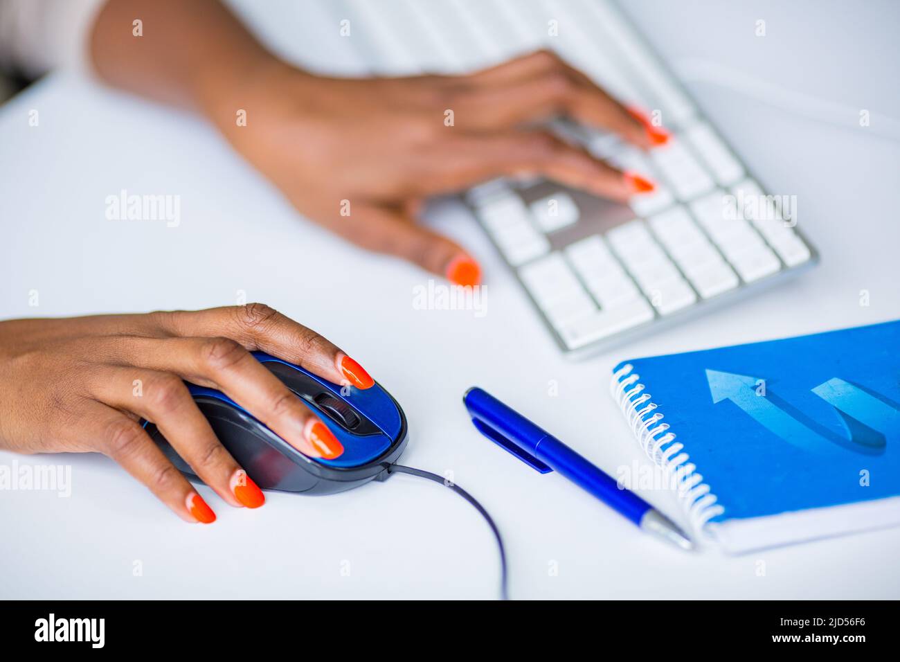 Hands Mouse paperwork architectural design plan work flat lay Stock ...