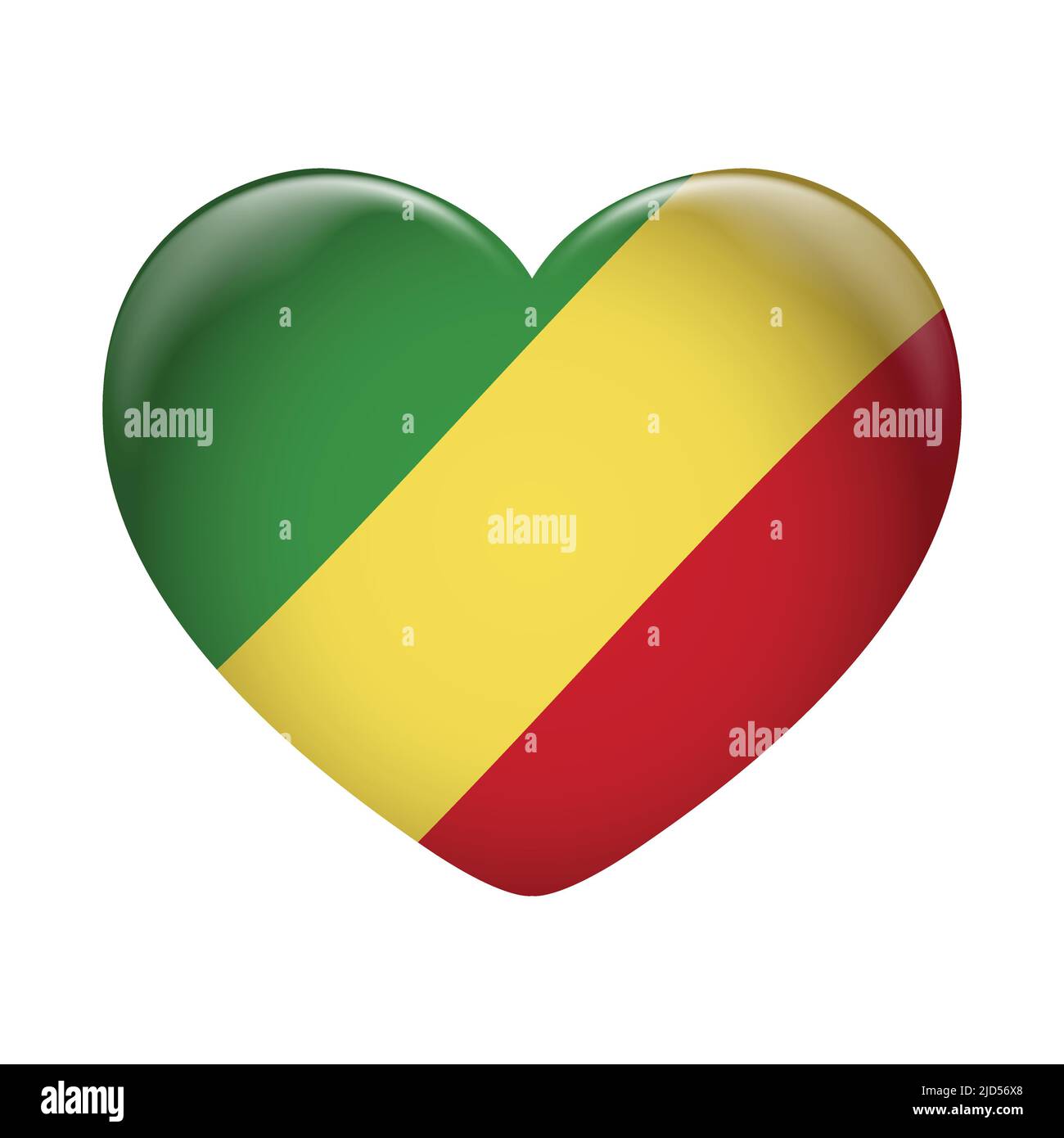 Congo flag icon isolated on white background. Congo flag. Flag icon ...