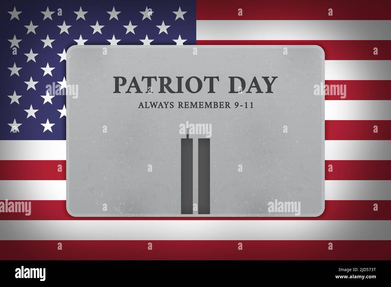 Remembering 9 11, September 11, Patriot day. Illustration of the Twin ...