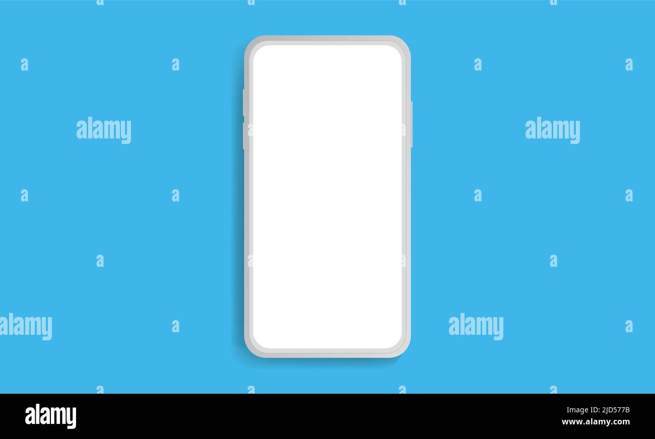 Smartphone Clay Style Device Mockup Template Render Mobile Phone ...