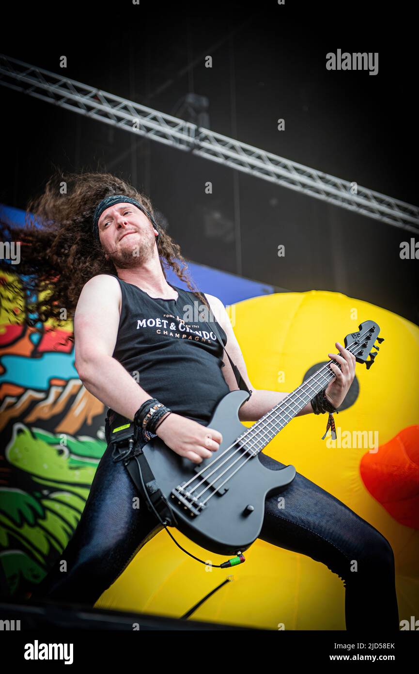 Copenhagen, Denmark. 17th June, 2022. The Scottish metal band Alestorm ...