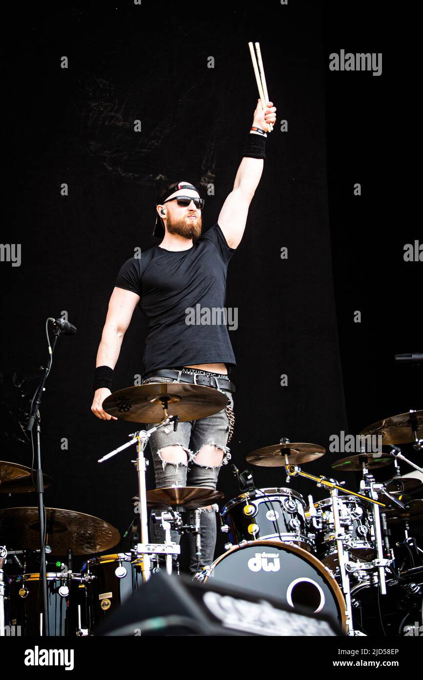 Copenhagen, Denmark. 17th June, 2022. The Scottish metal band Alestorm ...