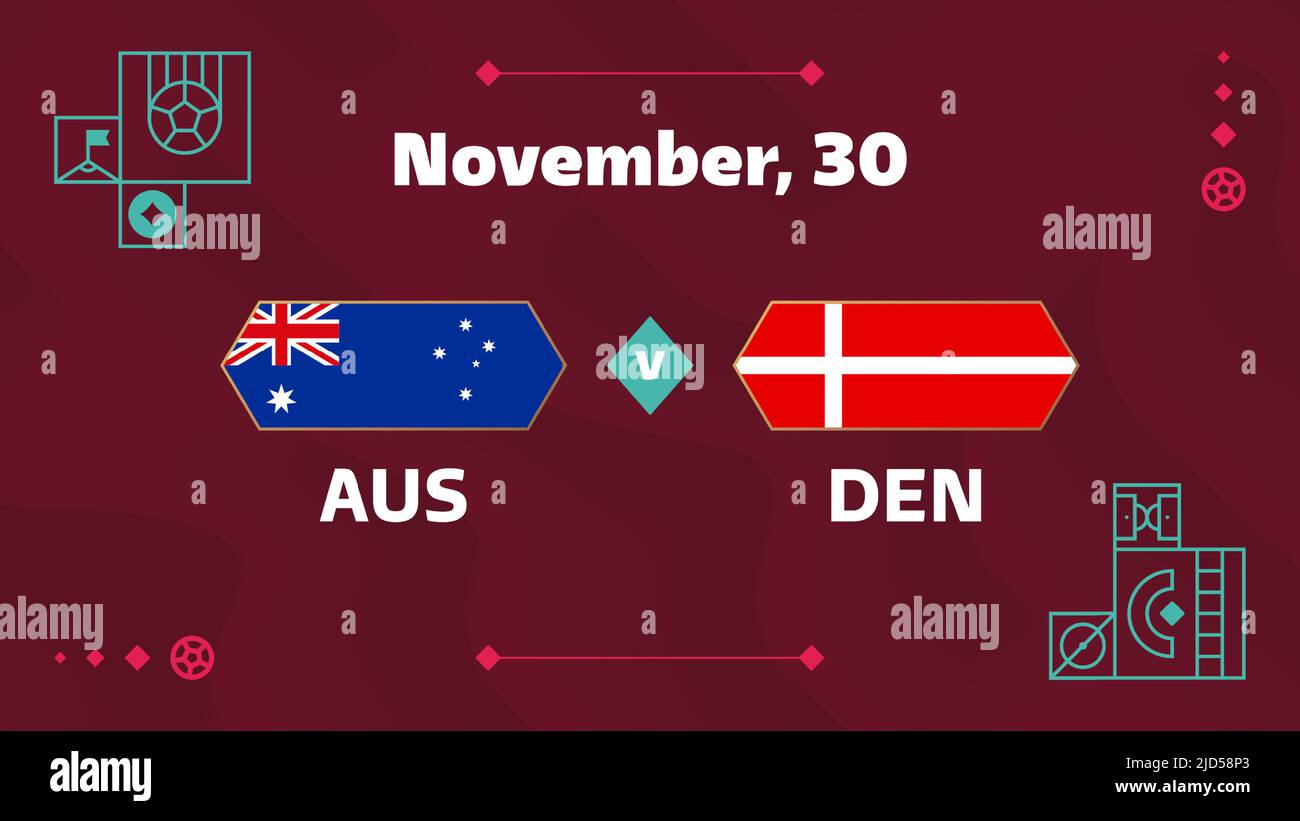 australia vs denmark match. Football 2022 world championship match ...