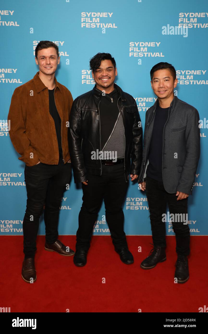 Sydney, Australia. 18th June 2022. Adam Golledge, Sean Perez and tbc ...