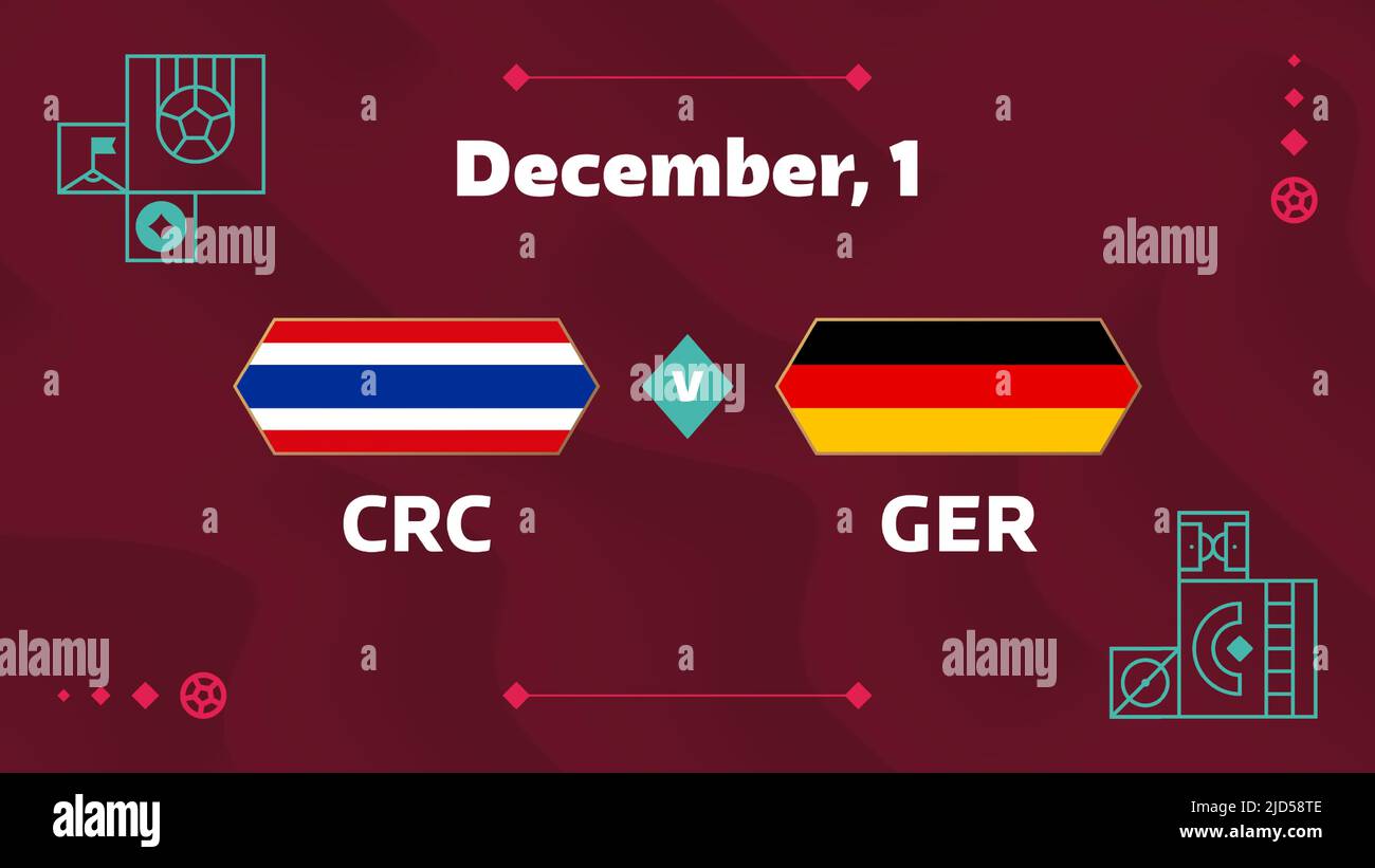 costa rica vs germany match. Football 2022 world championship match ...