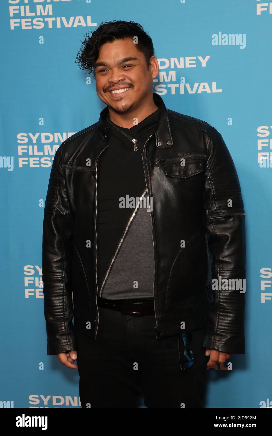 Sydney, Australia. 18th June 2022. Actor Sean Perez arrives on the red ...