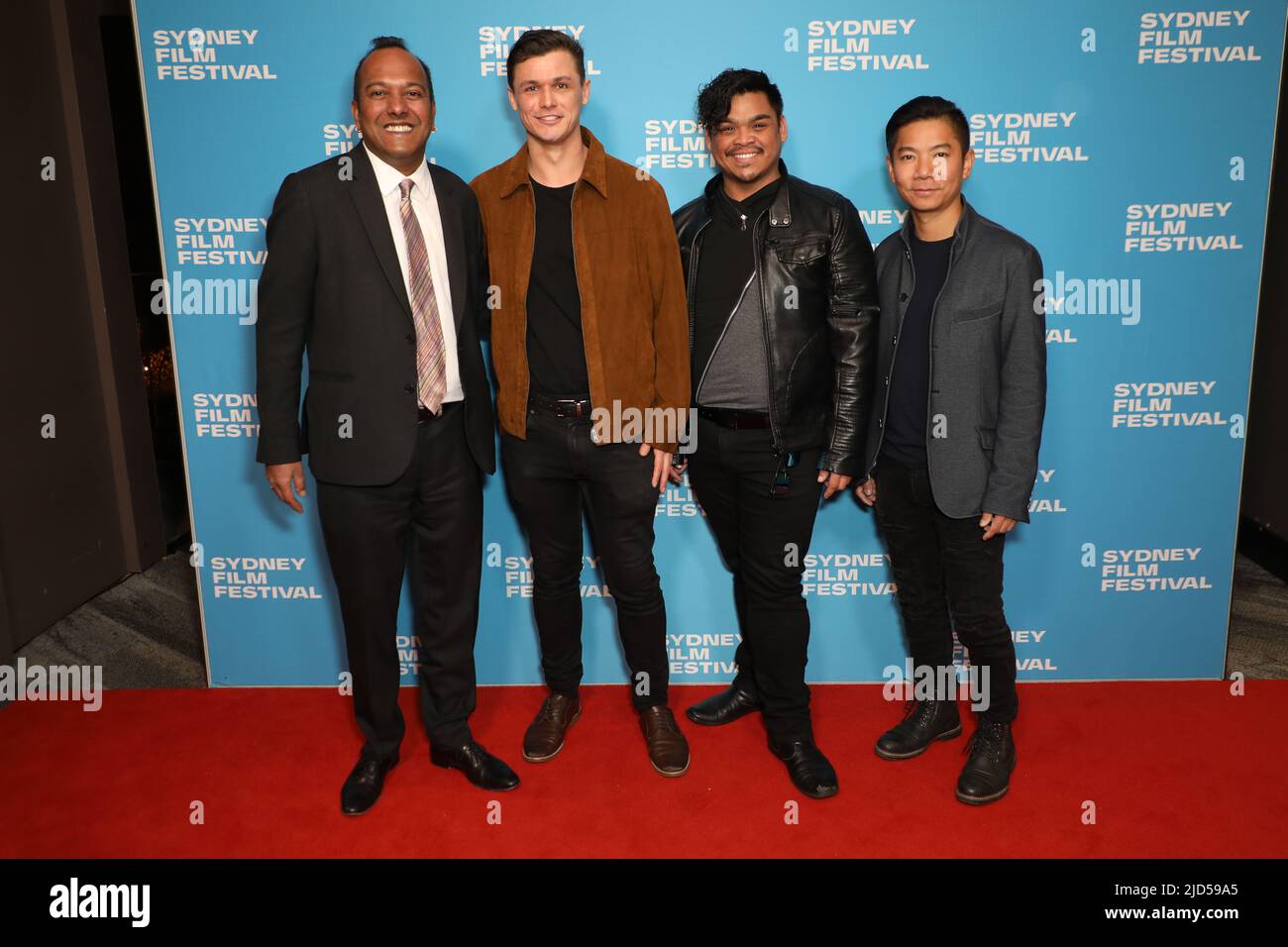 Sydney, Australia. 18th June 2022. L-R: Nashen Moodley, Adam Golledge ...