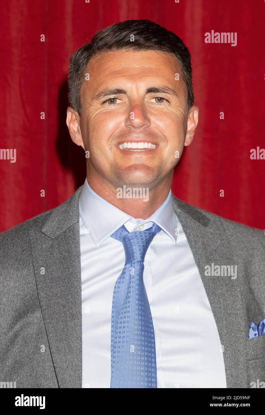 LONDON, UK. 11th June 2022. Greg Shepherd arriving for the British Soap ...