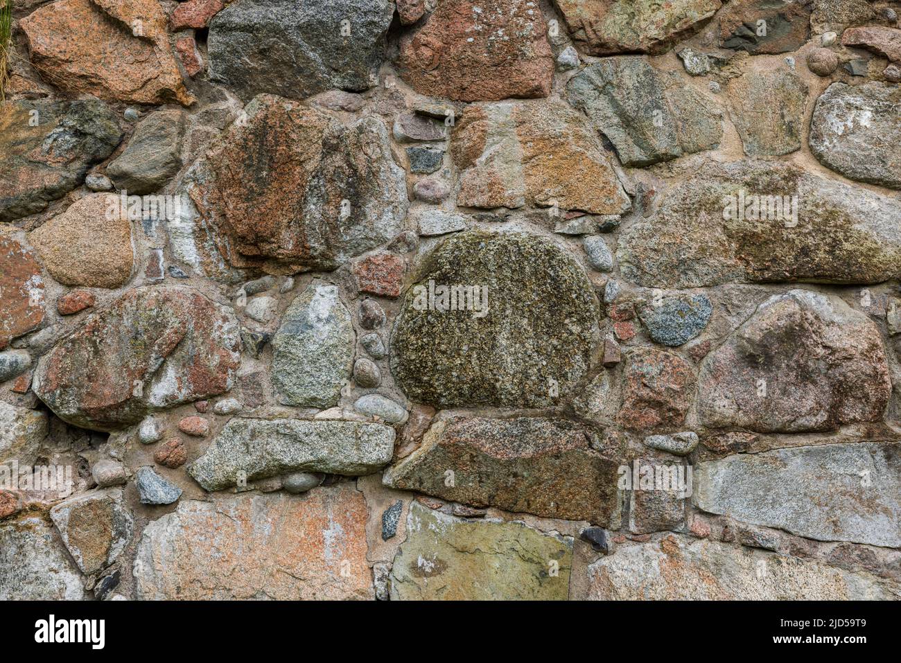 Close up view of natural nature stone wall texture on background ...
