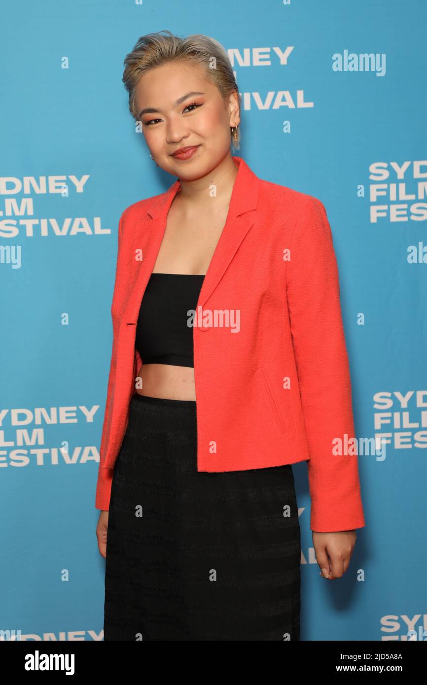 Sydney, Australia. 18th June 2022. Cast member Grace Chow arrive(s) on ...