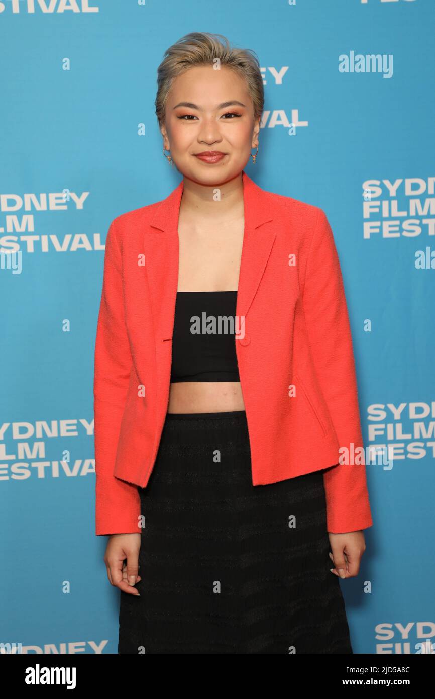 Sydney, Australia. 18th June 2022. Cast member Grace Chow arrive(s) on ...