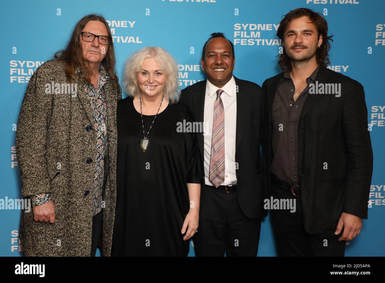 Sydney, Australia. 18th June 2022. L-R: tbc, tbc, Nashen Moodley and Dylan River arrive on the ...