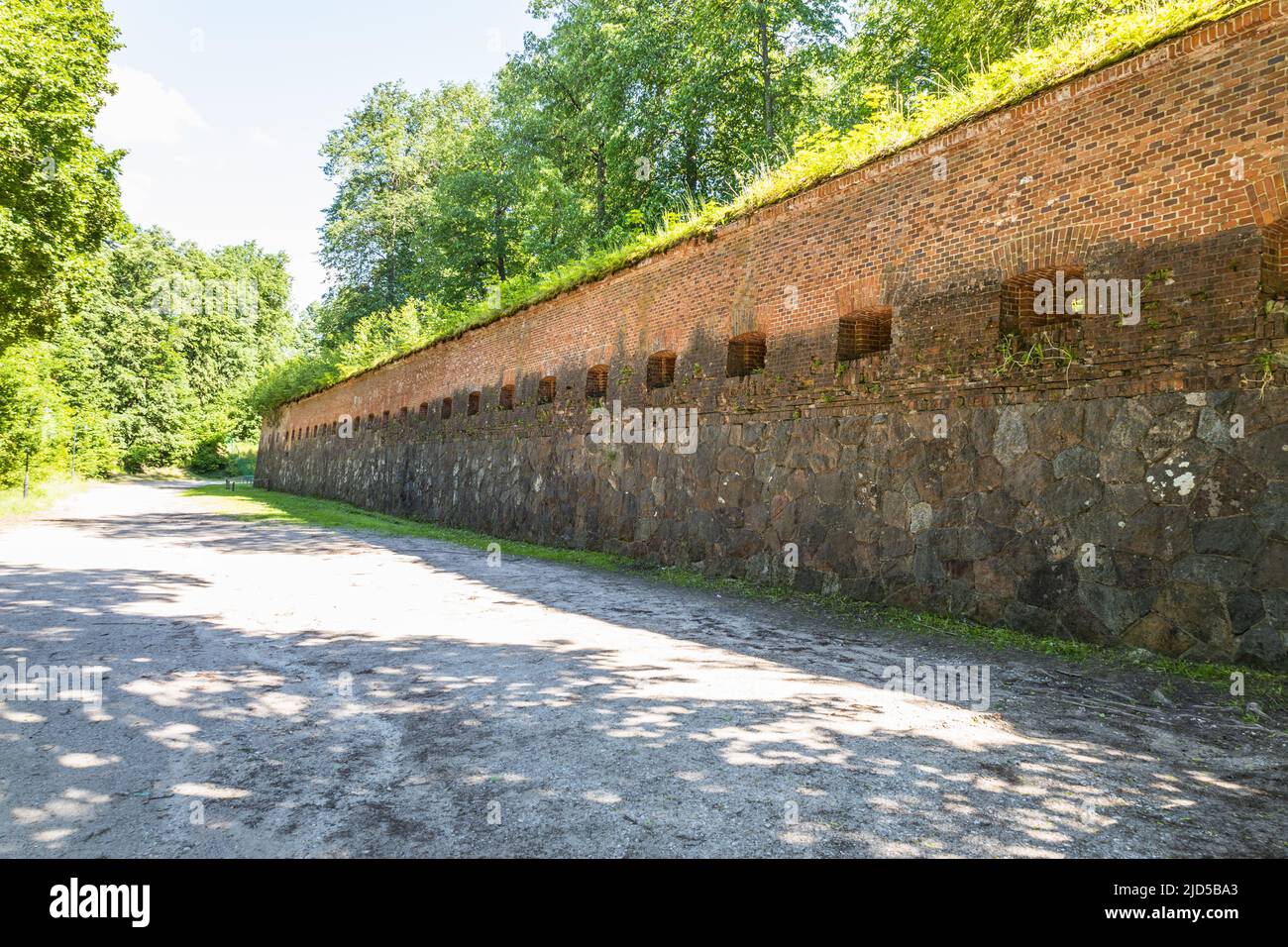 Boyen Fortress. Former Prussian fortress used during WWI and WWII ...
