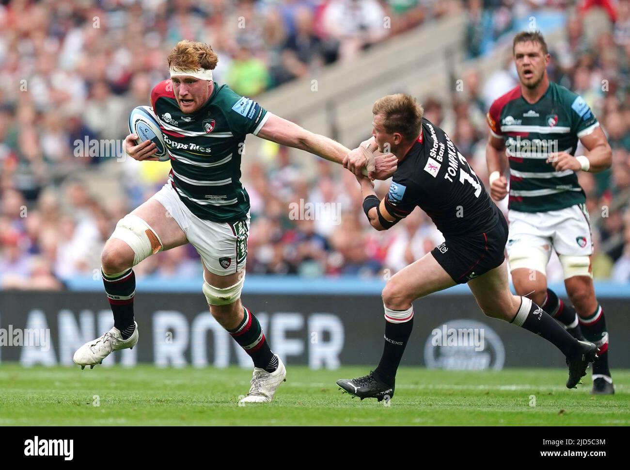 Ollie chessum leicester rugby 2022 hi-res stock photography and images ...