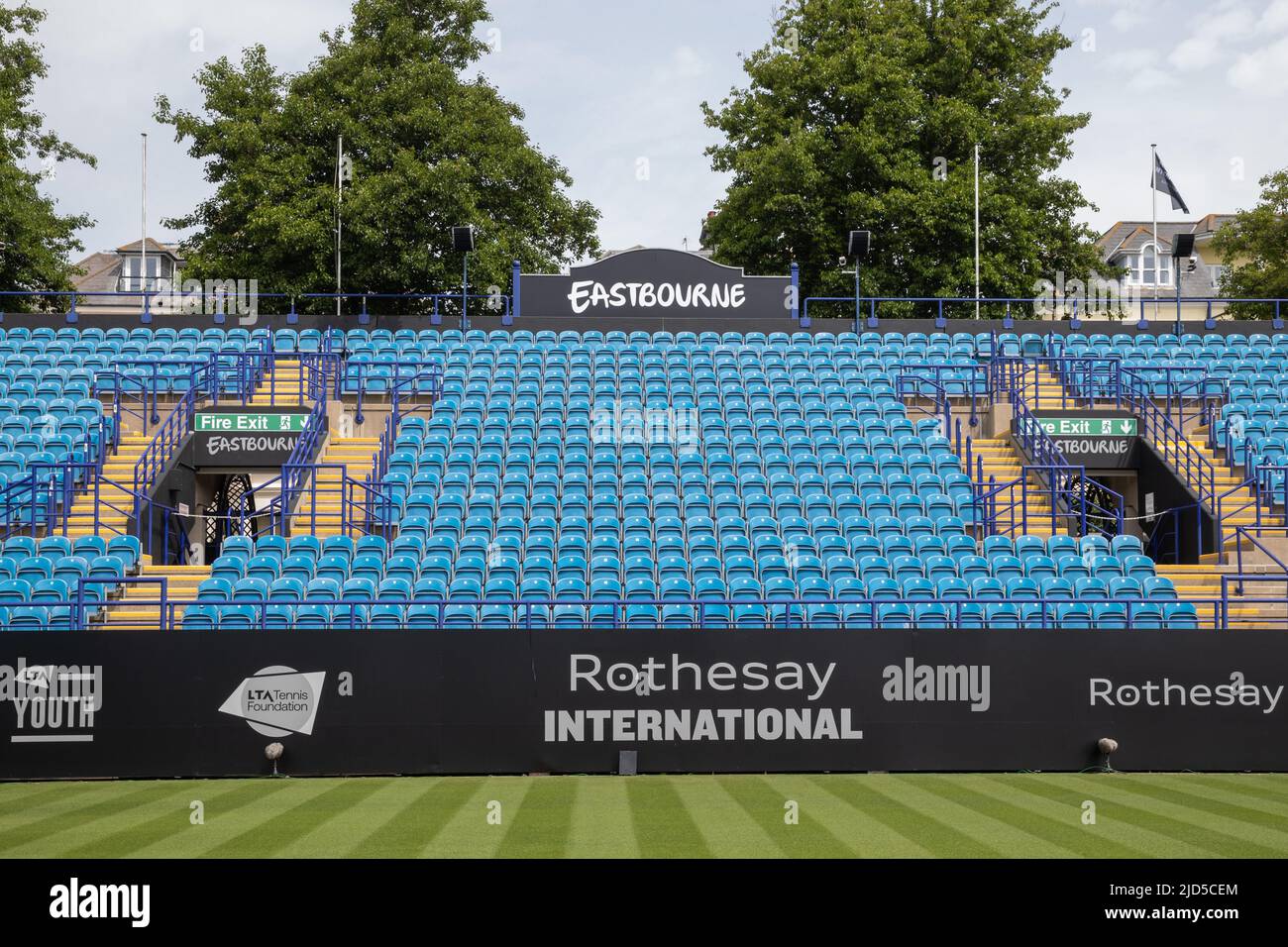 Centre Court at Devonshire Park, Eastbourne for the Rothesay ...