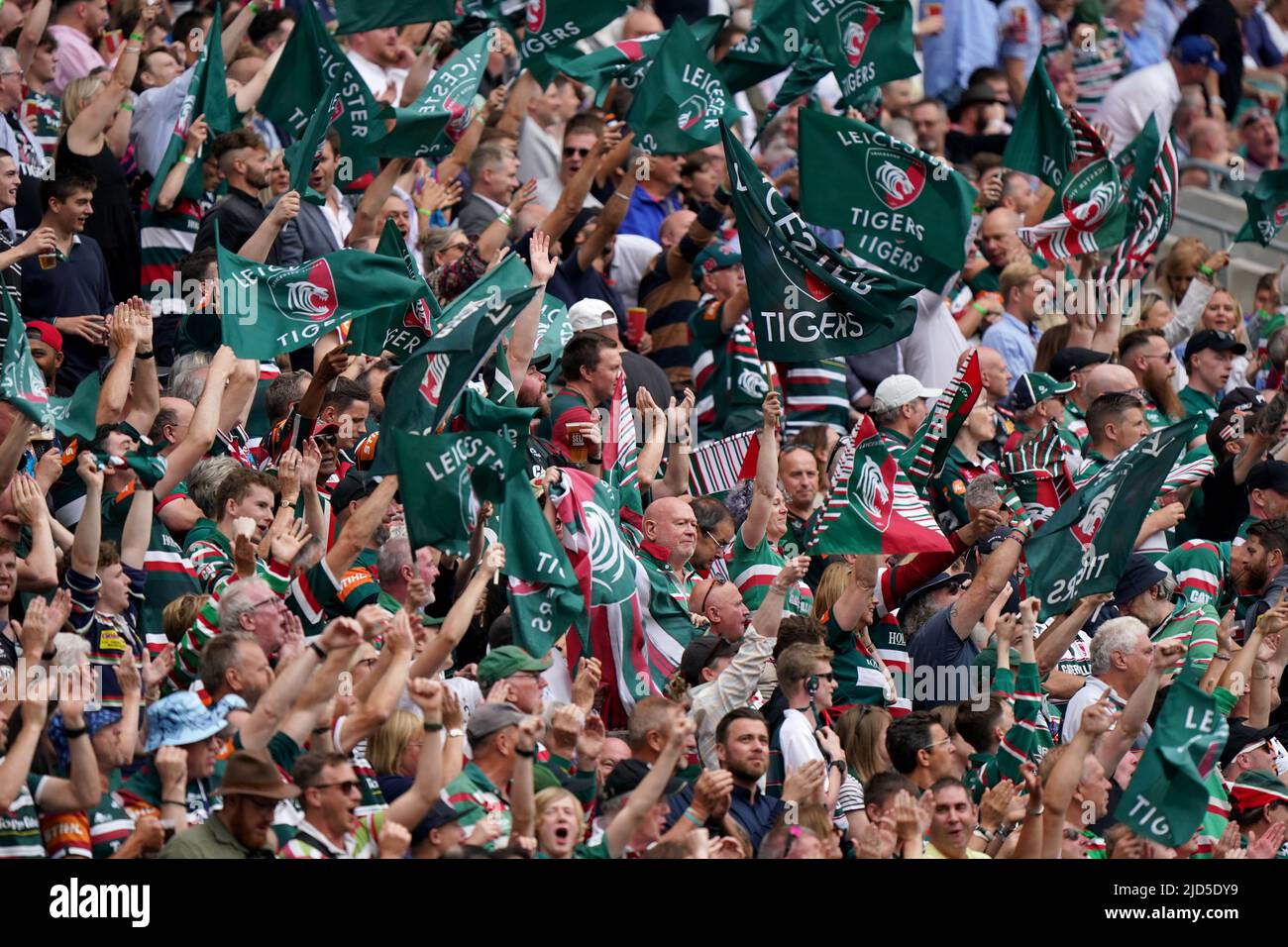 Leicester rugby 2022 celebrate hi-res stock photography and images - Alamy
