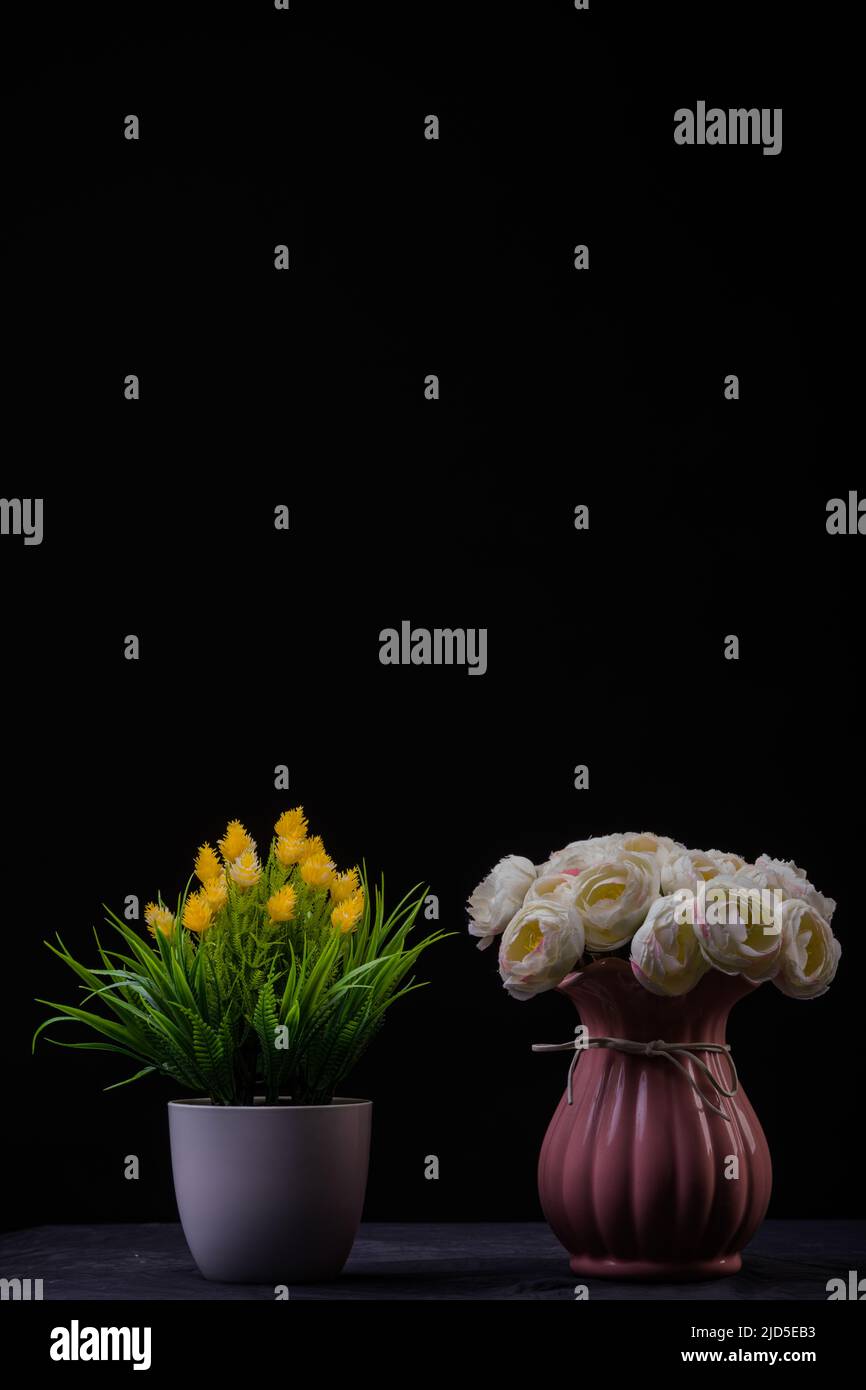 Flowers vessel pot still life objects abstract patterns details Kenya ...