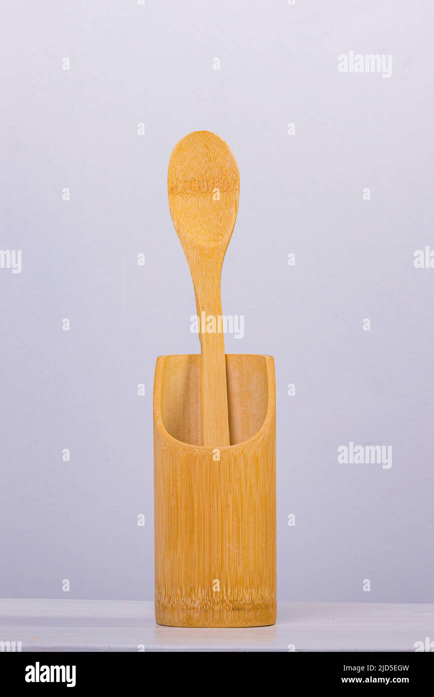 Wooden Kitchenware utensils accessories details ceramic display white ...