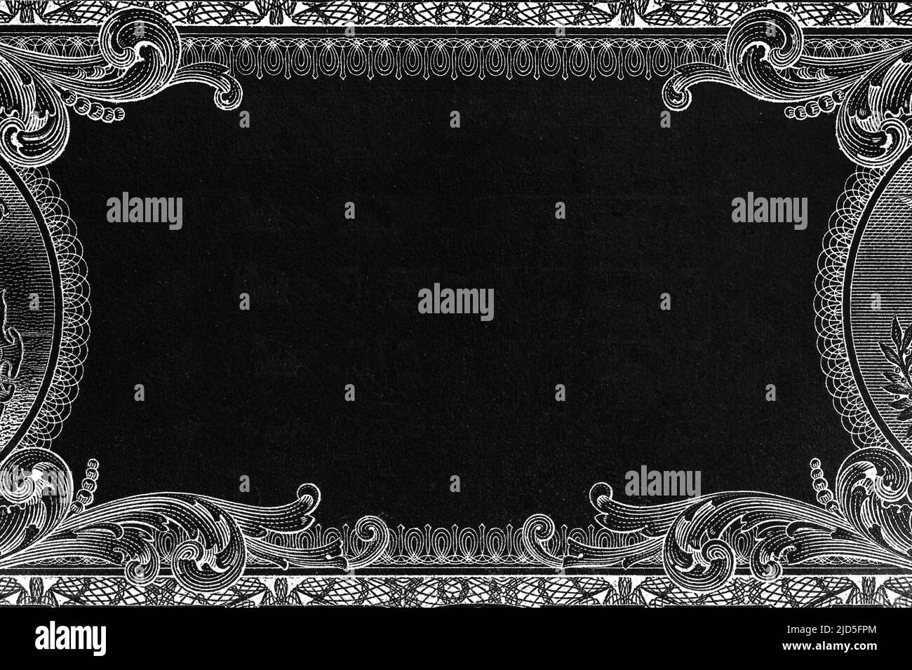 U.S. dollar border with empty middle area for design purpose Stock ...