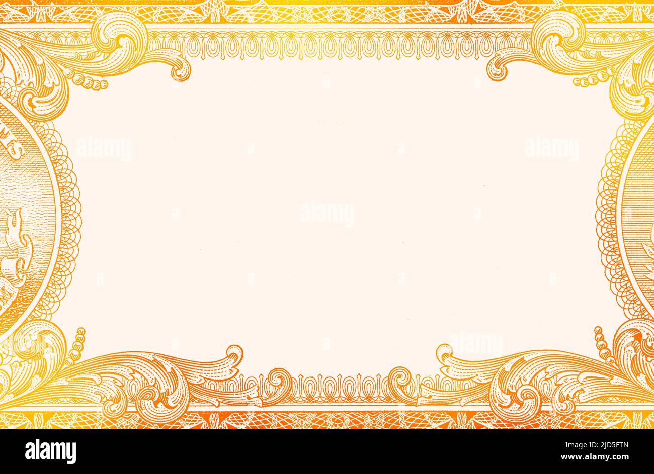 U.S. dollar border with empty middle area for design purpose Stock ...