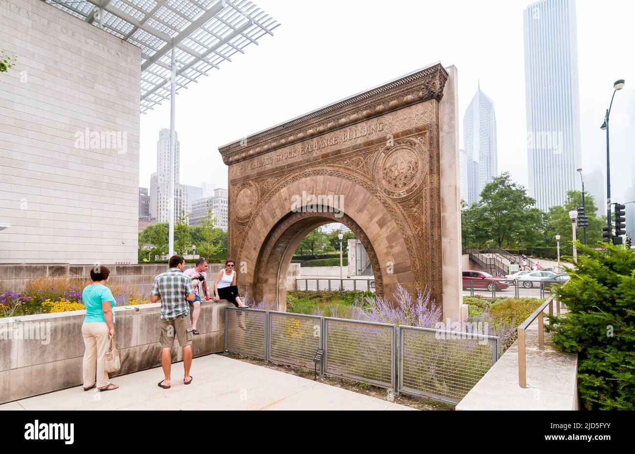 Chicago stock exchange arch hi-res stock photography and images - Alamy