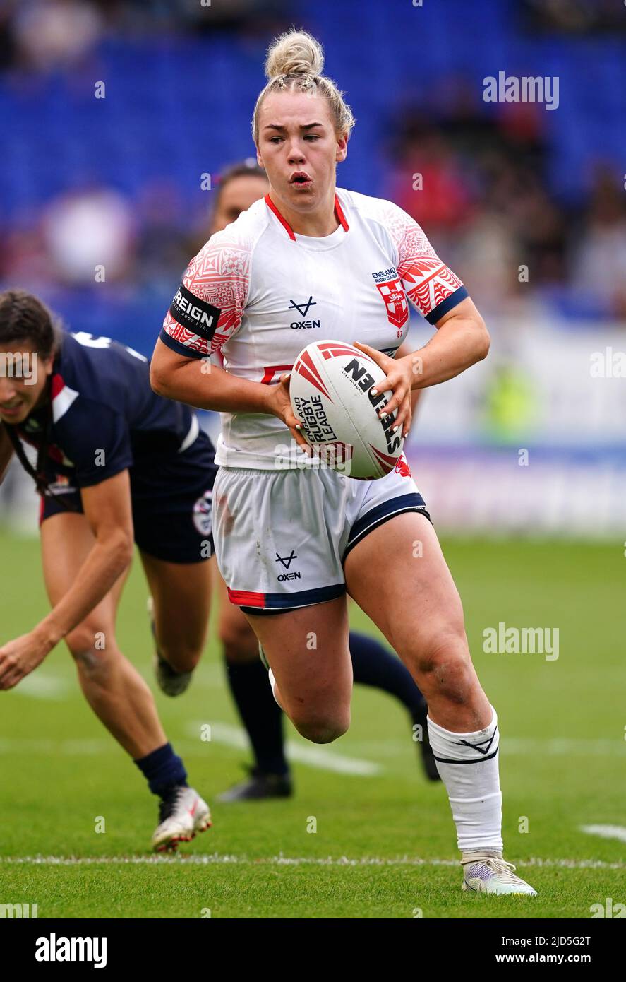 Englandâ€™s Hollie Dodd during the Women's International match at the ...