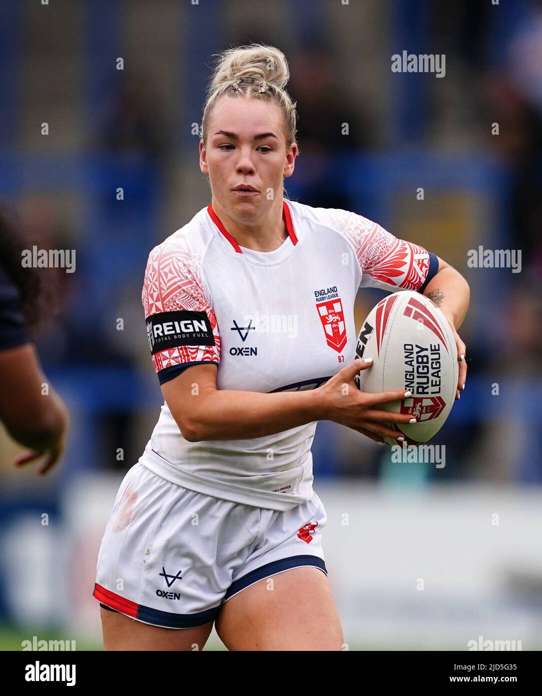 Englandâ€™s Hollie Dodd during the Women's International match at the ...
