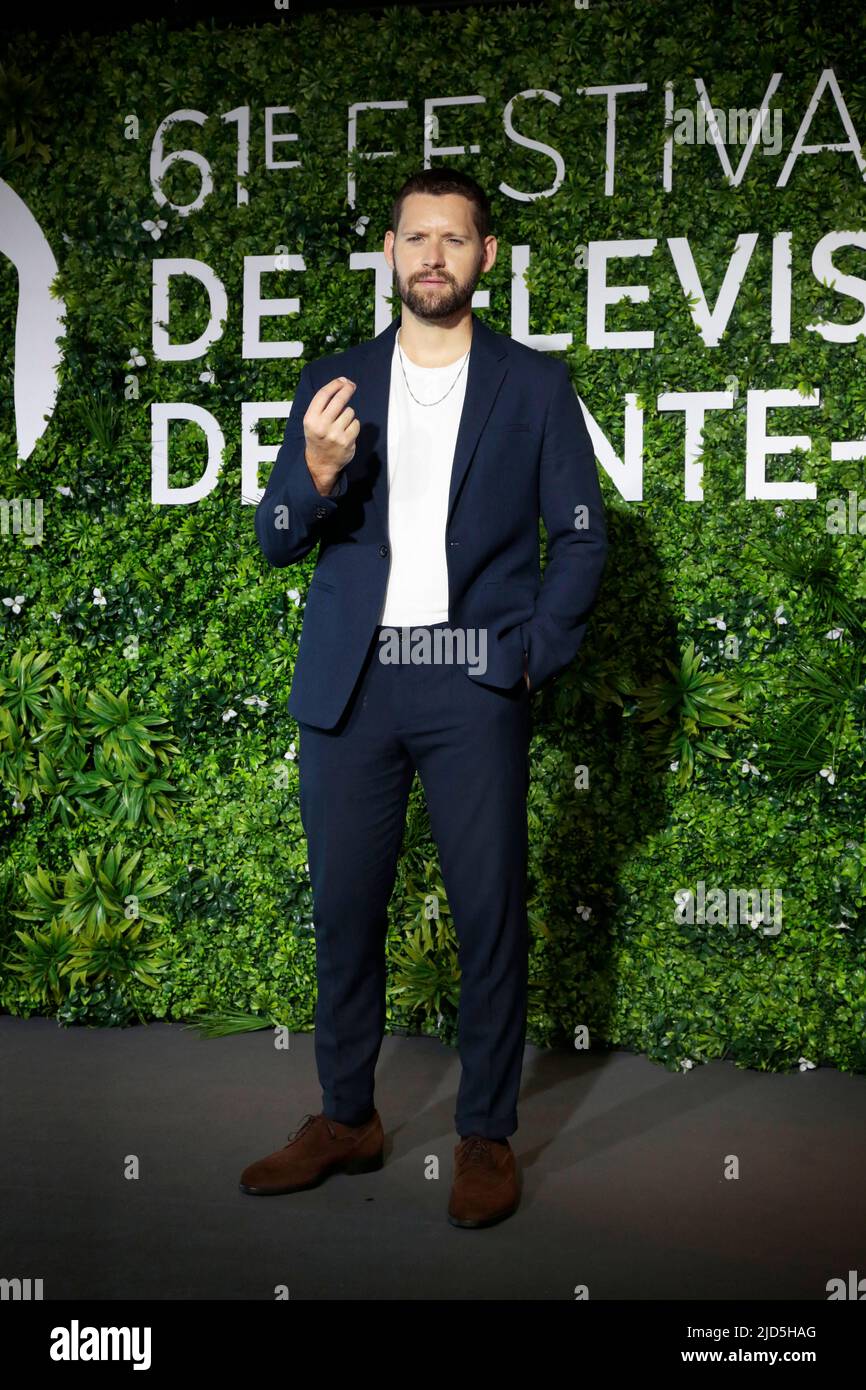 Monte Carlo, Monaco. 18th June 2022. US actor Luke Kleintank poses ...