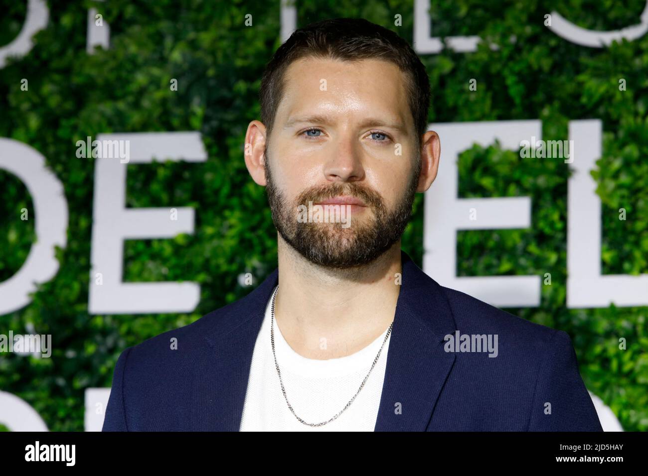 Monte Carlo, Monaco. 18th June 2022. US actor Luke Kleintank poses ...