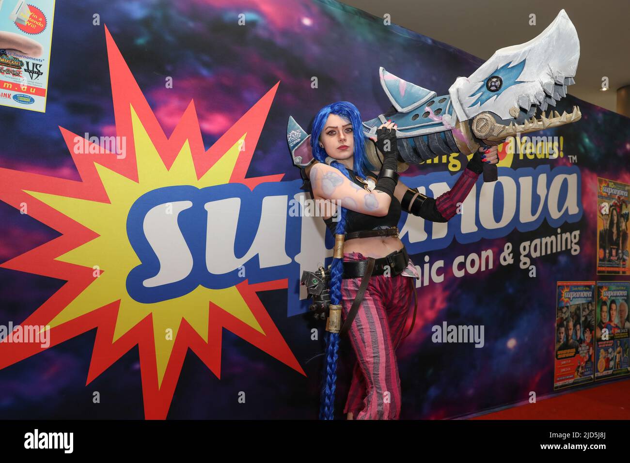 June 18, 2022: Cosplayers attend Supanova Comic Con 2022 at Olympic ...
