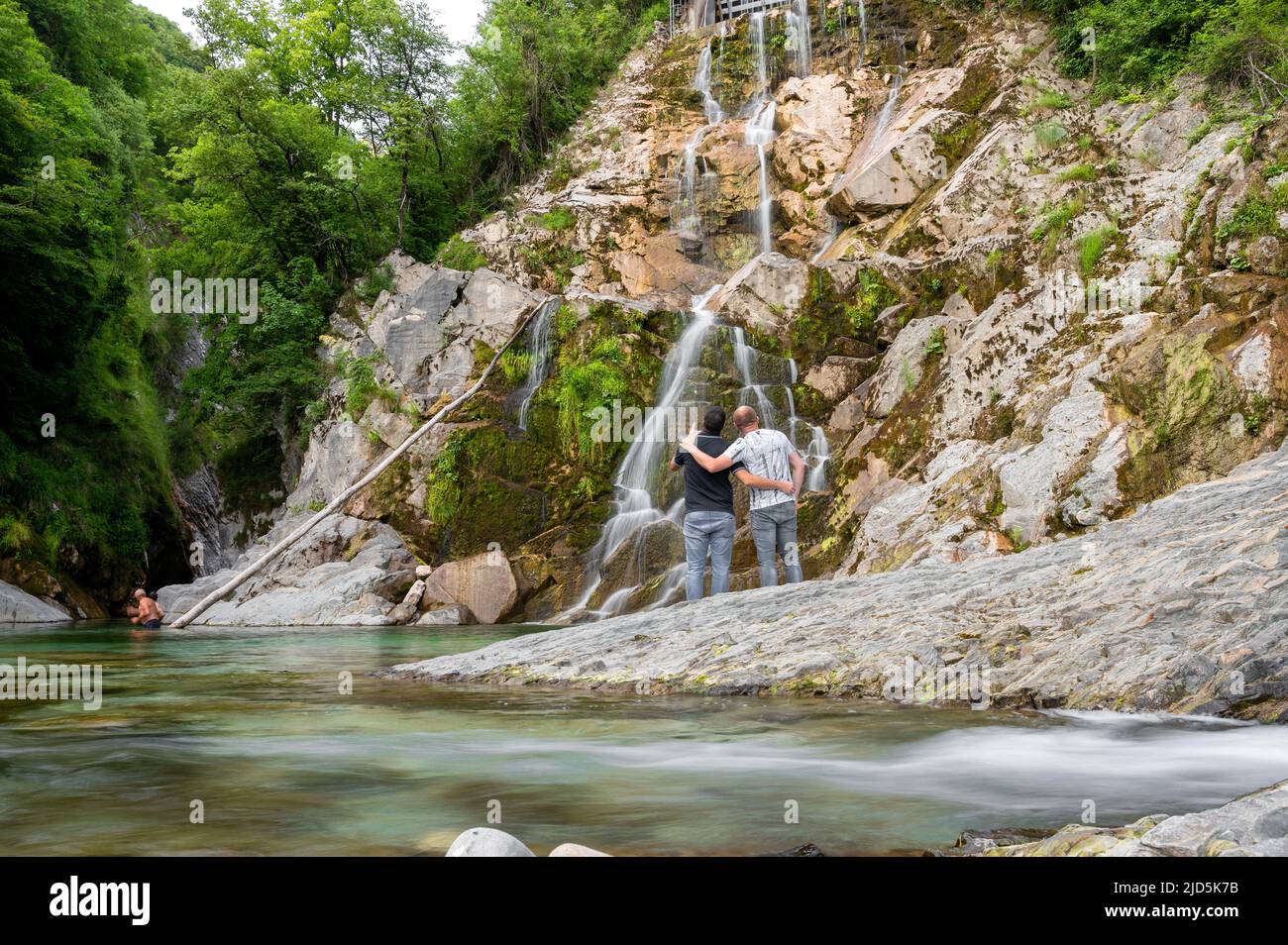 Crosis waterfall hi-res stock photography and images - Alamy